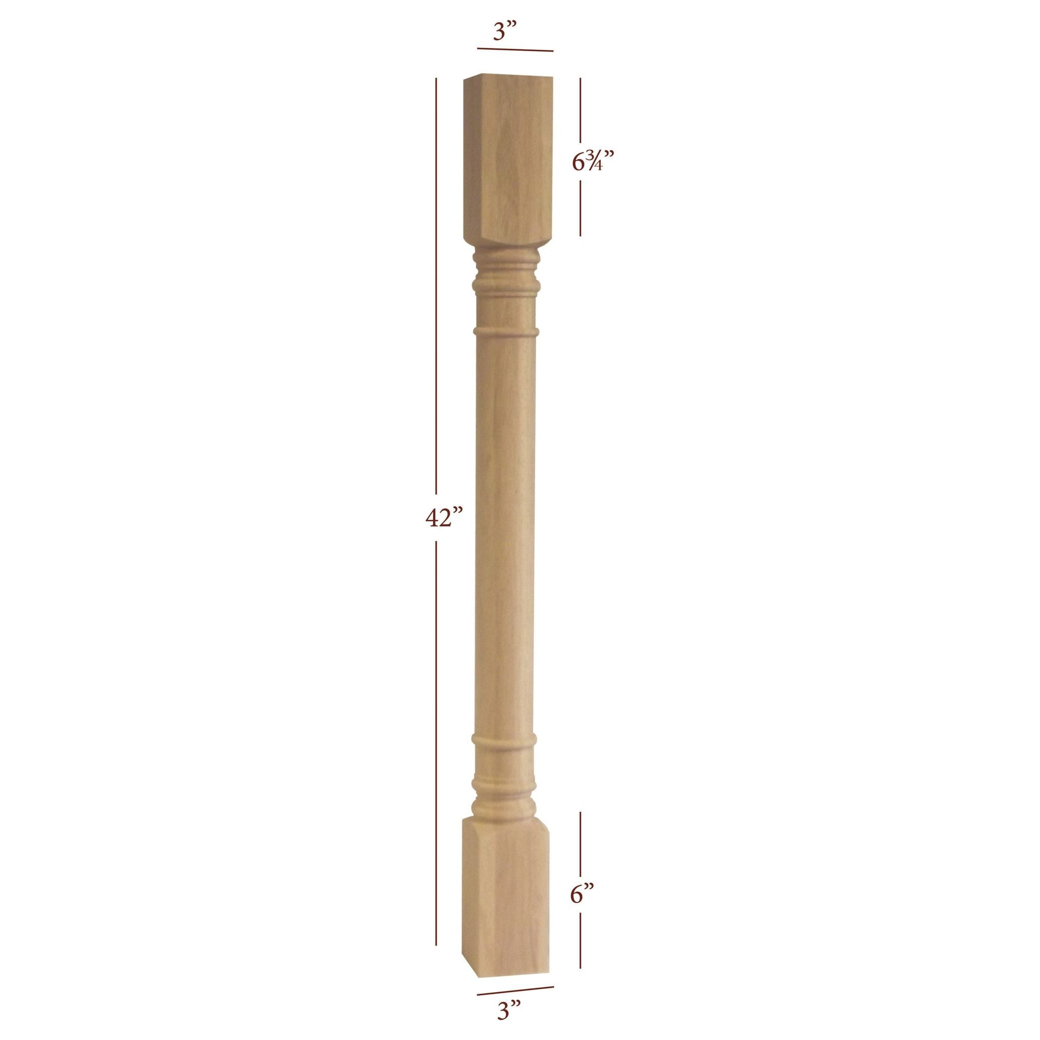 Small Kimerick Bar Post – Fancy Table Legs