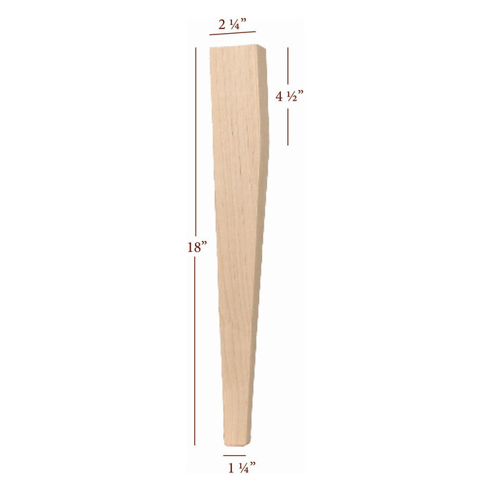 Two Sided Taper Coffee Table Leg – Fancy Table Legs