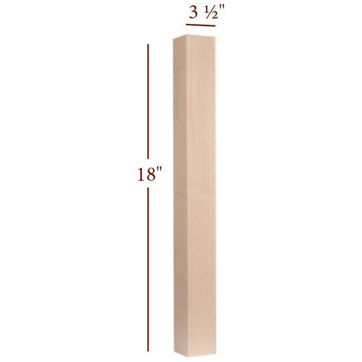 18" Medium Skyline Furniture Table Leg – Fancy Table Legs