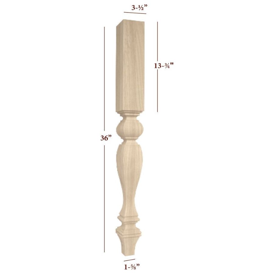 Ellis Contemporary Island Leg – Fancy Table Legs