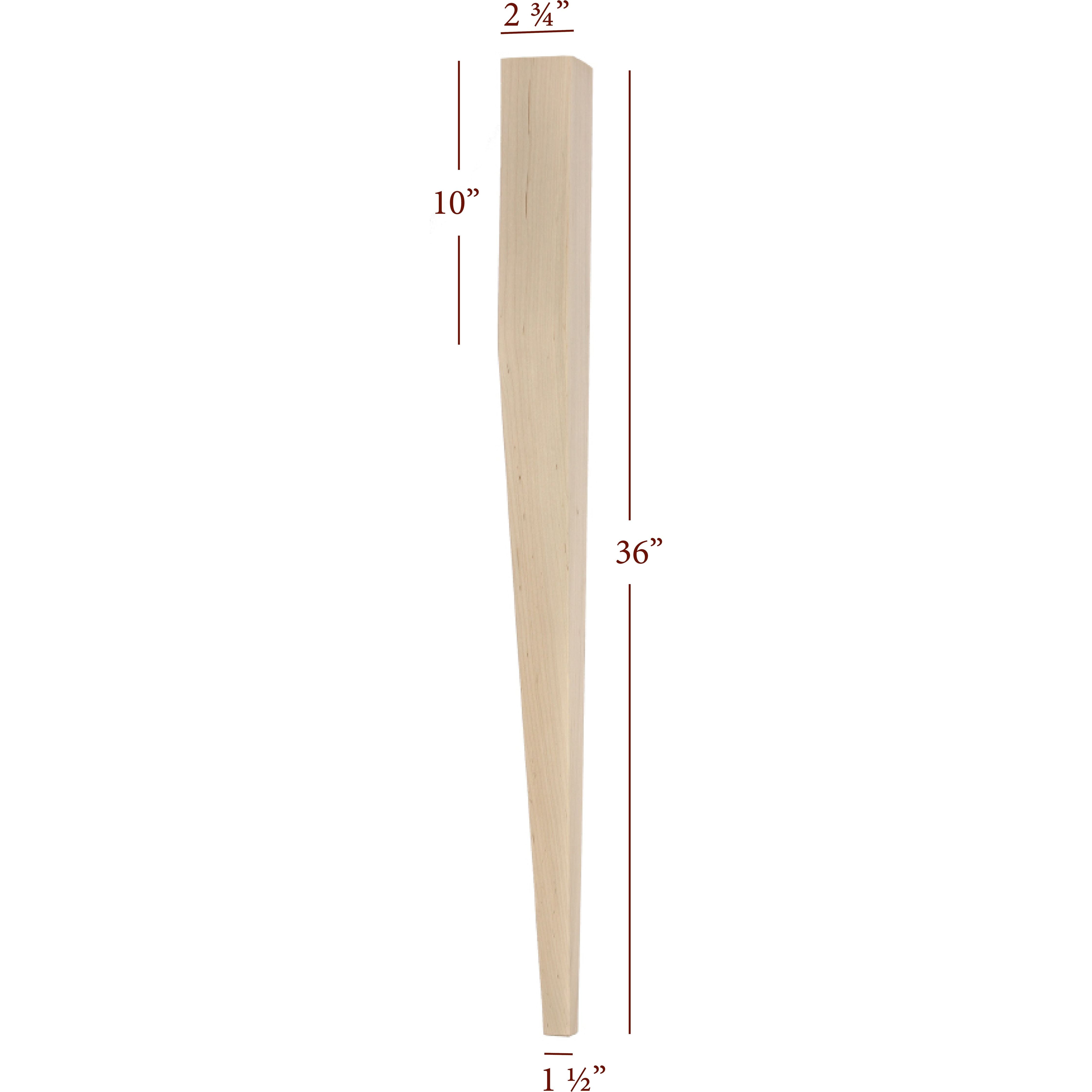 Small Two Sided Taper Cosmo Island Leg – Fancy Table Legs