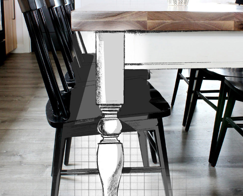 Fancy Table Legs | Table Legs, Corbels, Bun Feet, Floating Shelves
